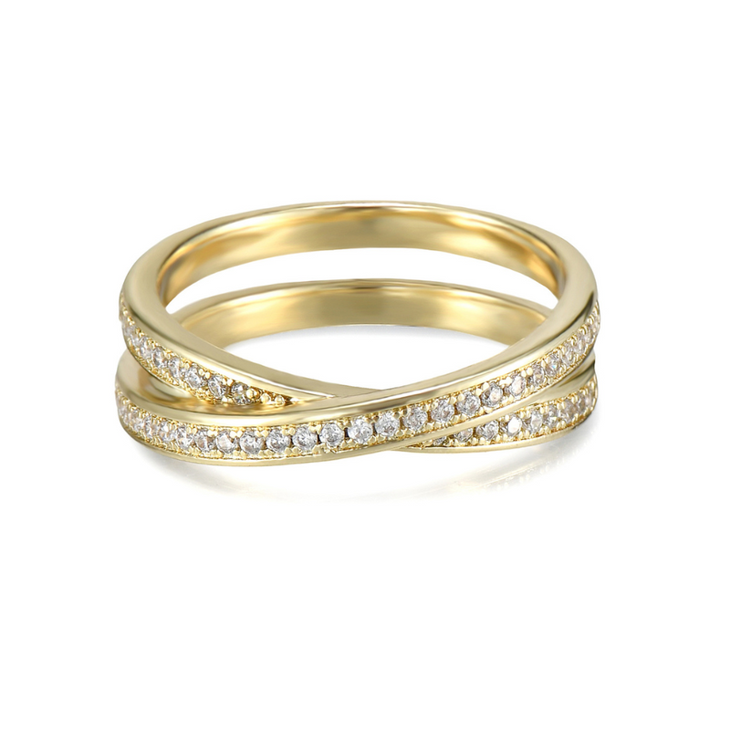 Ciara Infinity Crossover Ring | Athena & Co.