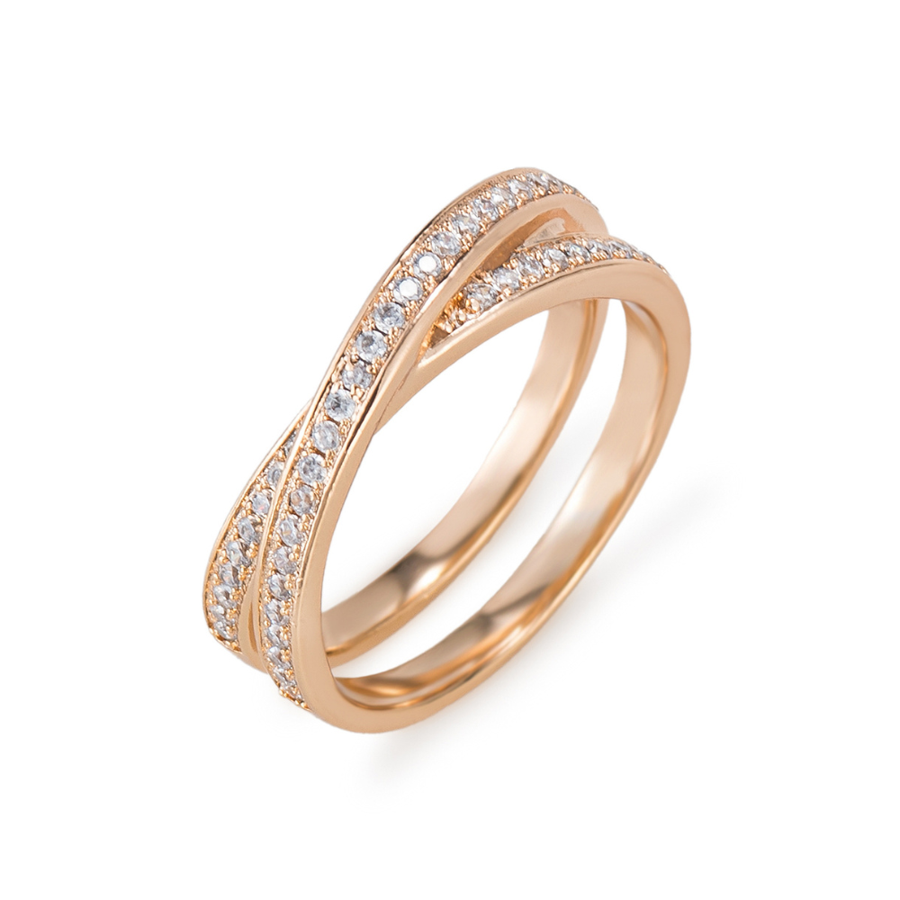 Ciara Infinity Crossover Ring | Athena & Co.