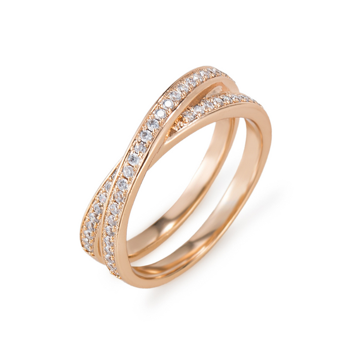 Ciara Infinity Crossover Ring | Athena & Co.